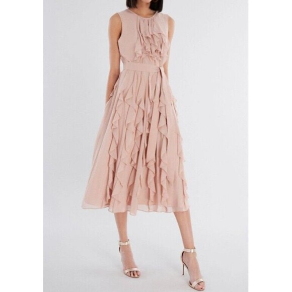 BCBGMaxAzria | Dresses | Nwt Bcbg Maxazria Size 6 Isabeau Ruffle ...